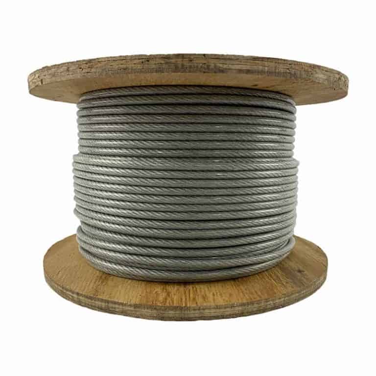 Plastic Coated Galvanized Cable (Vinyl) - Cut to Length - Skydog Rigging