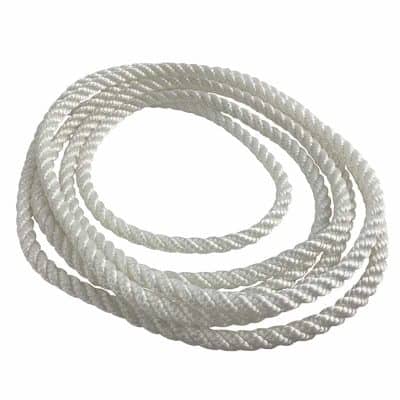 1/4 inch Nylon Rope 3 Strand Twisted By The Foot - Skydog