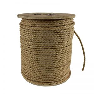 3/4 Bulk Manila Rope 3 Strand Twisted 600 ft. - Skydog Rigging