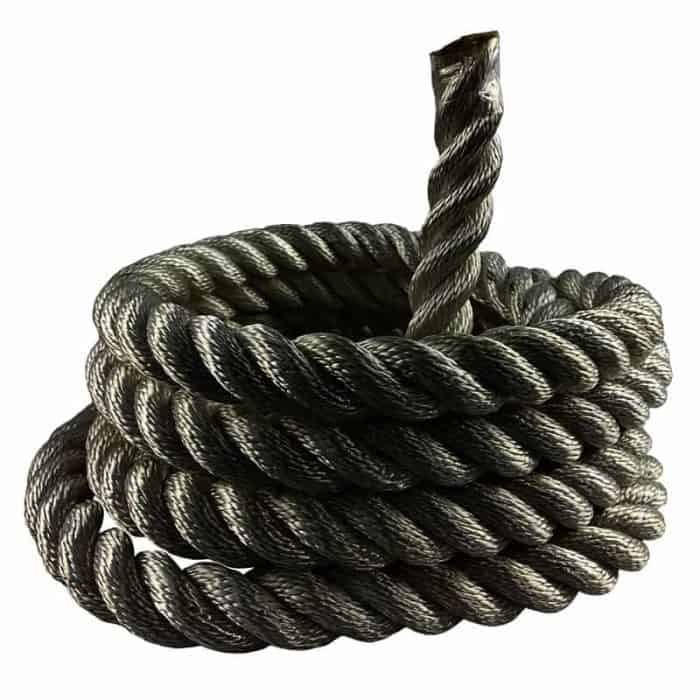 3/4 Black Nylon Rope 3 Strand Twisted 600 ft. - Skydog Rigging