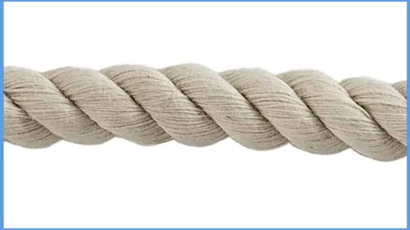 1 inch Cotton Rope Cut To Length By The Foot - Skydog Rigging