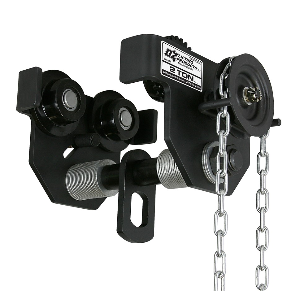Geared Beam Trolley 2 Ton OZ2GBT Oz Lifting - Skydog Rigging