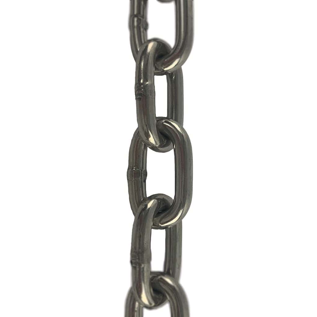 Stainless Steel Single Jack Chain .13" (100 ft.) - Skydog Rigging