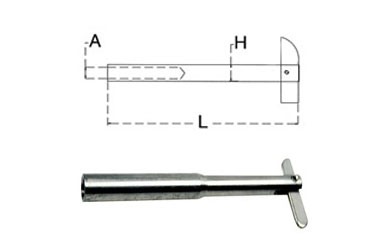 3/16" Cable Rail Drop Pin Stainless Steel - Skydog Rigging