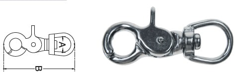 Trigger Snap Stainless Steel 5/8" - Skydog Rigging