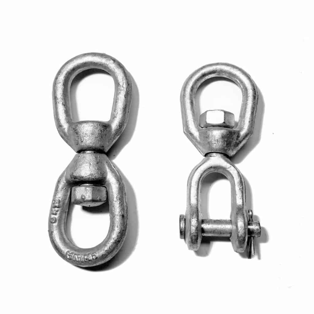Drop-Forged Galvanized Swivels - Skydog Rigging