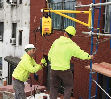 Electric Builders Hoist - Skydog Rigging