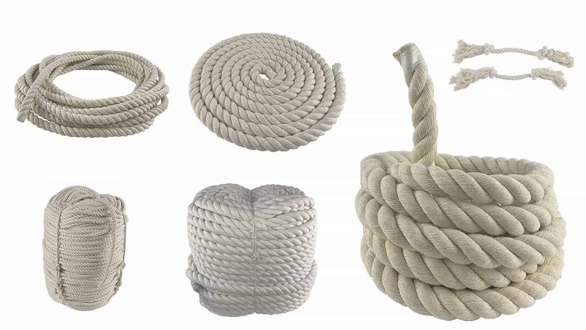 Twisted Cotton Rope 3 Strand 100% - Skydog Rigging