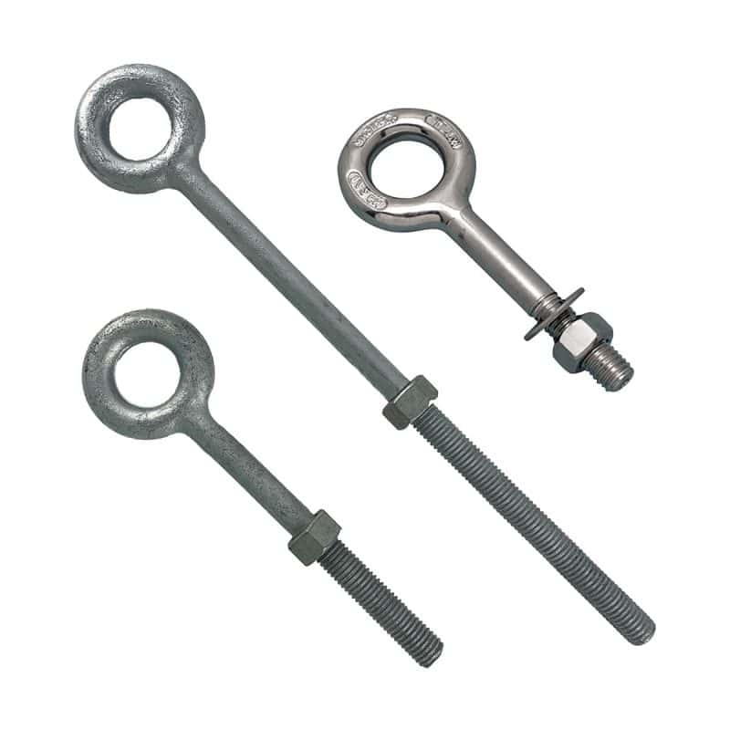 Eye Bolts - Galvanized & Stainless Steel - Skydog Rigging