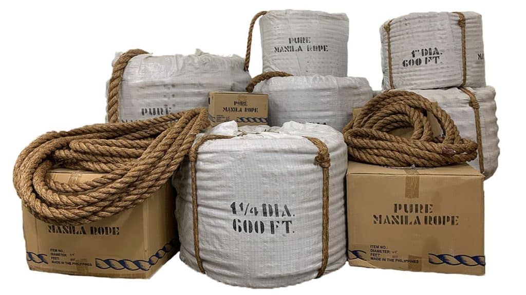 Twisted Manila Rope 3 Strand Natural Fiber - Skydog Rigging